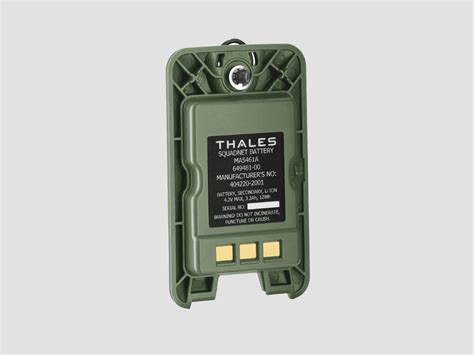 Squadnet Batteries For Networking Soldier Radios Defense Advancement