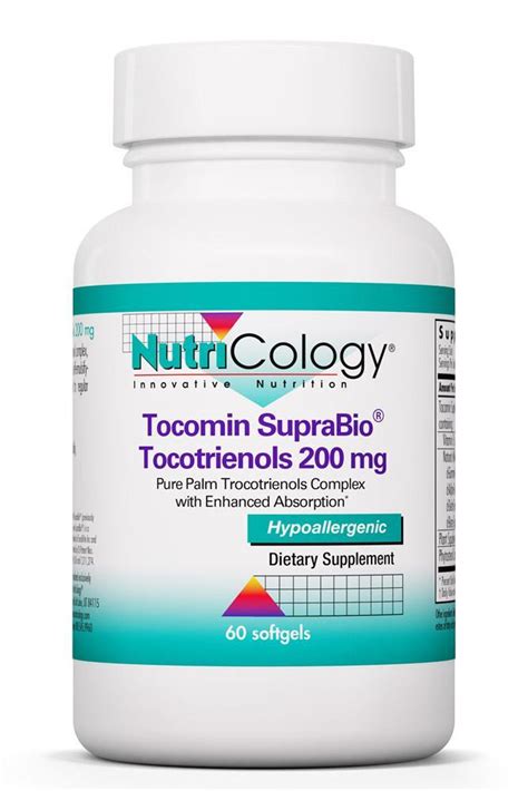 Tocomin SupraBio® Tocotrienols 200 mg 60 Softgels