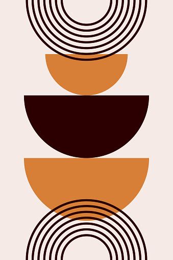 중반 세기 모던 프린트 티셔츠 프린트 도미토리 벽 장식 마가진 커버 숍 플라이어 페이지 등을 위한 보호 그래픽 디자인 0명에 대한 스톡 벡터 아트 및 기타 이미지 Istock