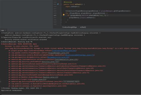 Npe When Using Native Maps On Android · Issue 222 · Ionic Teamionic