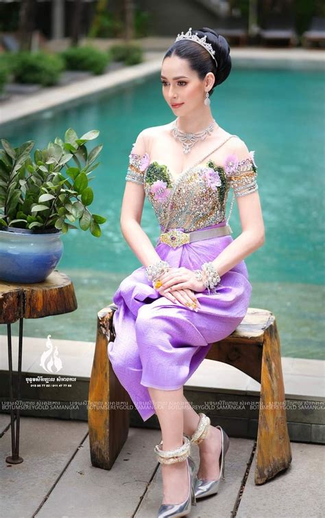 🇰🇭 កម្ពុជា 🇰🇭 Cambodia Traditional Wedding Outfits ⚜️ Beautiful Khmer Wedding Dresses⚜️ นางแบบ