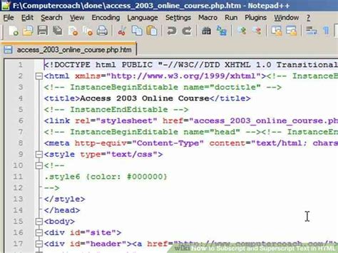 C Mo Sub Ndice Y Super Ndice Texto En Html