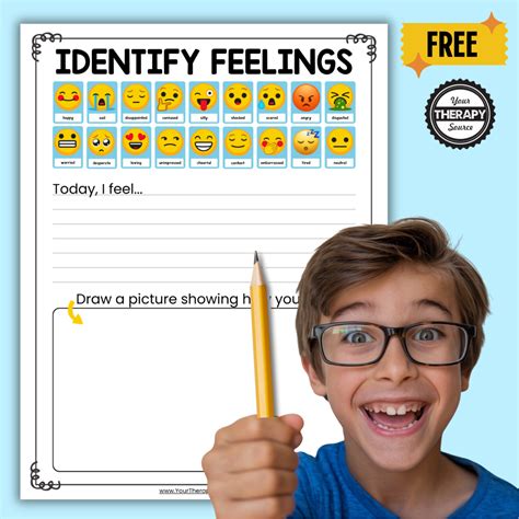 Identifying Feelings Worksheet Emotions And Feelings Worksheets Free