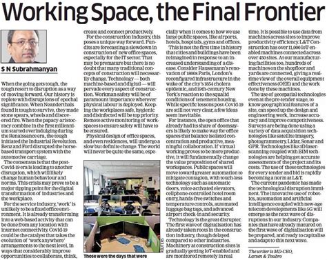 Pallavi Jaiswal On Linkedin Interesting On How The Workspace Design Will Be Reimagined And