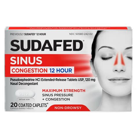Nasal Decongestant And Sinus Relief Products Sudafed®