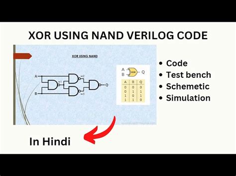 Xor Gate Hindi Youtube More Compact Xor Gate Evertech Sandbox