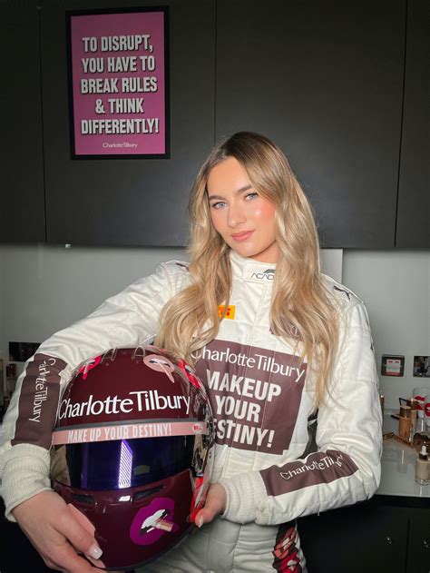 Lola Lovinfosse F1 Academy Driver For Charlotte Tilbury Fashion Biznes