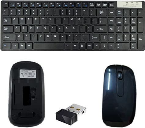 Wireless Keyboard And Mouse Combo For Windows 2 4 Ghz Wireless Thin