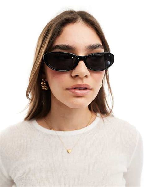 Le Specs Sunglasses In Black Asos