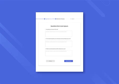 Multi Step Form Ui Design Behance