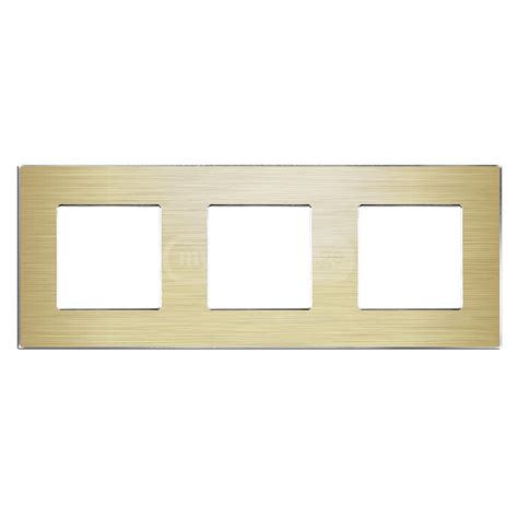 ჩარჩო Smart Home Deluxe ალუმინის 3 ოქროსფერი მეორადი და ახალი ნივთების ყიდვა გაყიდვის