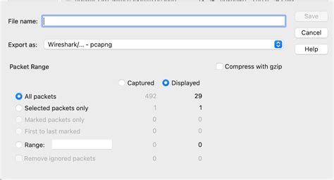 Steps Of Exporting Data In Wireshark Geeksforgeeks