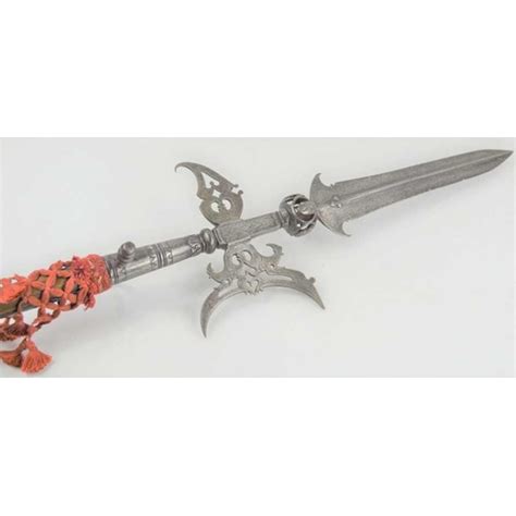 A 17th Century Halberd Circa 1600 With Pontisan Head Blade Barnebys