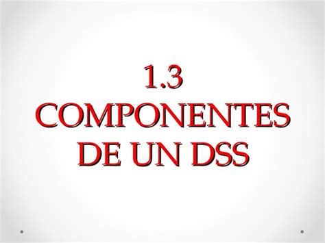 Ppt Examen Dss Dokumen Tips