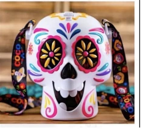 New Disney Parks Coco Skull Sipper In Hand For Sale Justdisney
