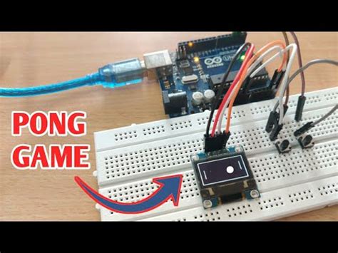 Arduino Pong Game Arduino Game Project With OLED SSD1306 Display