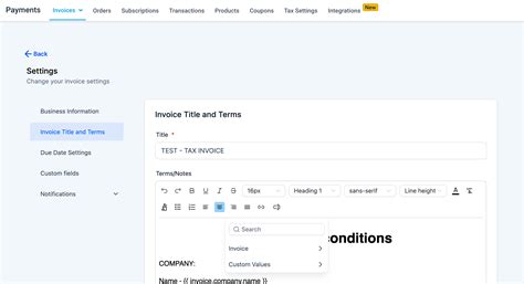 Custom Values And Custom Fields Now Available For Invoicing Highlevel