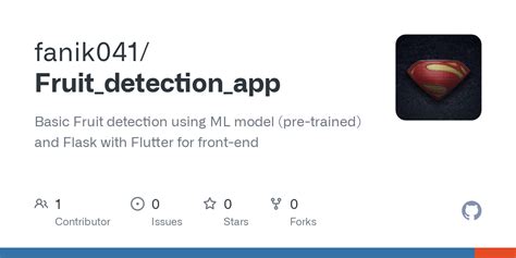 GitHub Fanik Fruit Detection App Basic Fruit Detection Using ML Model Pre Trained And