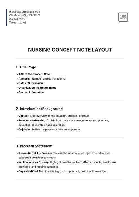 Free Concept Note Templates Editable And Printable