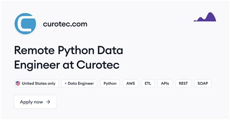 Curotec Hiring Python Data Engineer • Remote Work From Home Himalayas