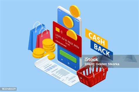 아이소메트릭 캐시백 서비스 금융 결제 로열티 리워드 포인트 0명에 대한 스톡 벡터 아트 및 기타 이미지 0명 개념 경제 Istock