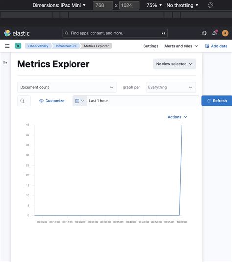 Metric Explorer Search Bar Issue On Some Screen Sizes · Issue 152319