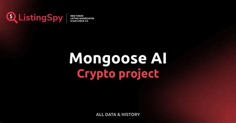 Mongoose AI crypto project: MongooseAI token listings, events, analysis ...
