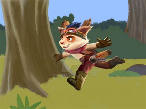 Wip 2 Teemo Fanart By Fdrawer On Deviantart