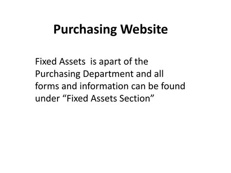 Ppt Fixed Assets Policies And Procedures That Directly Affect Powerpoint Presentation Id 1162956