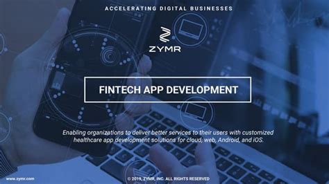 zymr fintech app development ppt