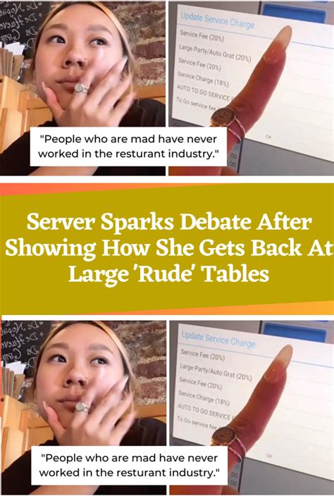 Server Sparks Debate After Showing How She Gets Back At Large Rude