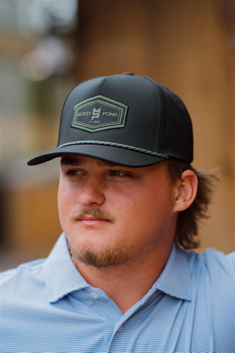 Blackgreen Rope Patch Hat Mossy Pond Pro Shop