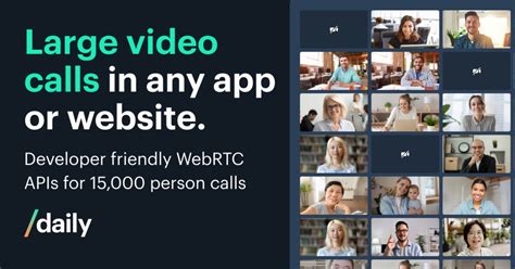 daily on linkedin daily webrtc video and audio apis for every developer