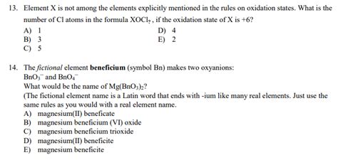 Solved 13 Element X Is Not Among The Elements Explicitly Chegg Com