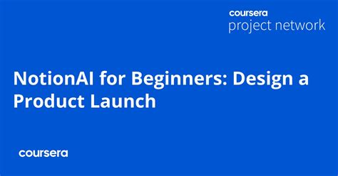 Notionai For Beginners Design A Product Launch