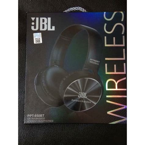 Jual Headphone Headset Bando Bluetooth Wireless JBL PPT Shopee Indonesia