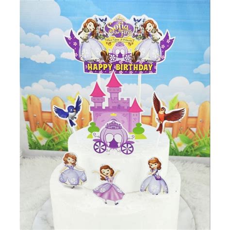 Jual Topper Cake Topper Kue Sofia Hiasan Kue Sofia Xtra Shopee Indonesia