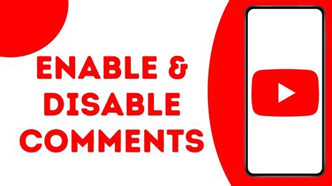How To Enable Or Disable YouTube Comments YouTube