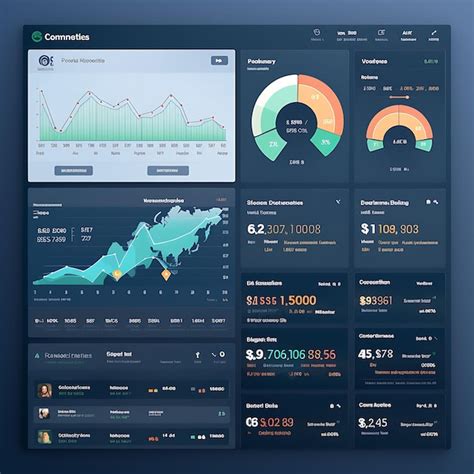 premium ai image web dashboard trading performance metrics dashboard with key performance m