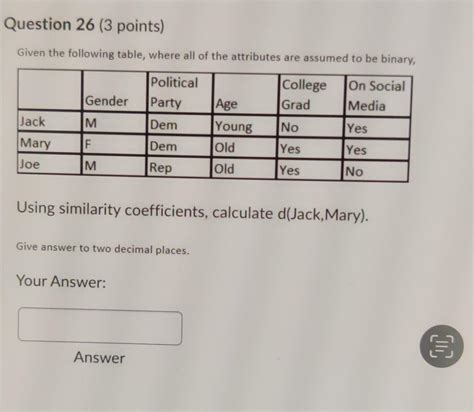 solved given the following table where all of the