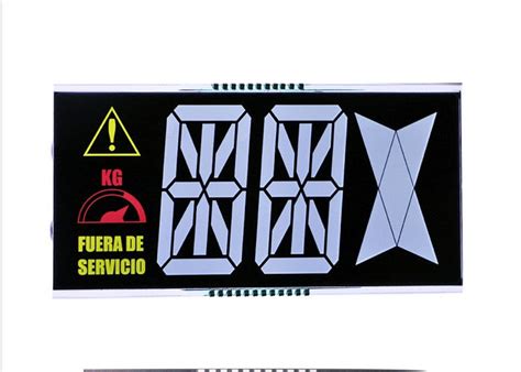 Lcd Display 8 Numbers Va Dfstn Lcd 7 Segment Decimal Display Negative