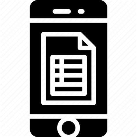 App Excel File Interface Mobile Web Icon Download On Iconfinder