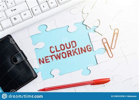 Sign Displaying Cloud Networking Business Showcase Is Term Describing