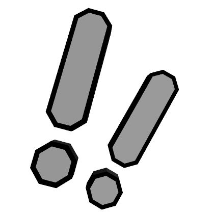 Anime Exclamation Marks On Face White Roblox Item Rolimons