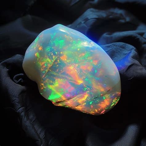 Free Iridescent Opal Gem Image Opal Iridescent Gemstone Download
