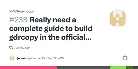 Really Need A Complete Guide To Build Gdrcopy In The Official Nvidia Docker Container Issue