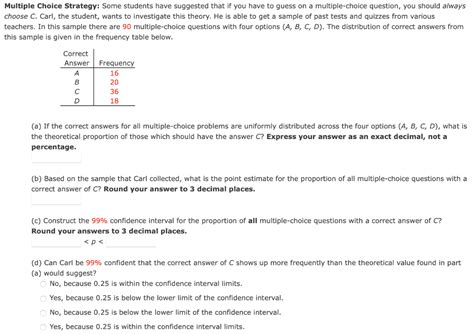 Solved Multiple Choice Strategy Some Babes Have Chegg Com