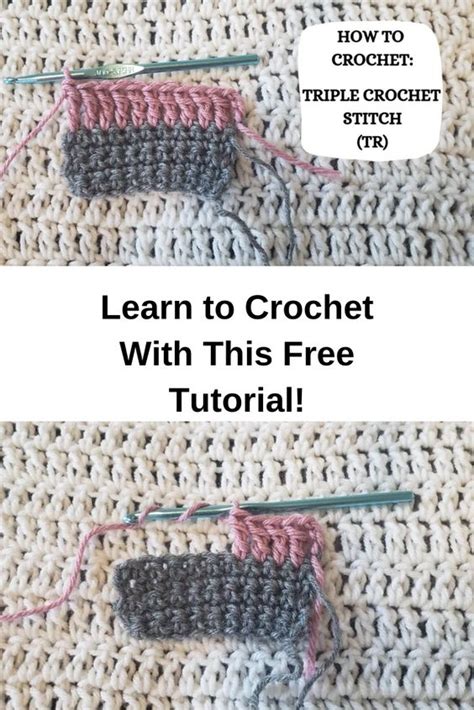 Photo Tutorial How To Crochet The Triple Crochet Stitch