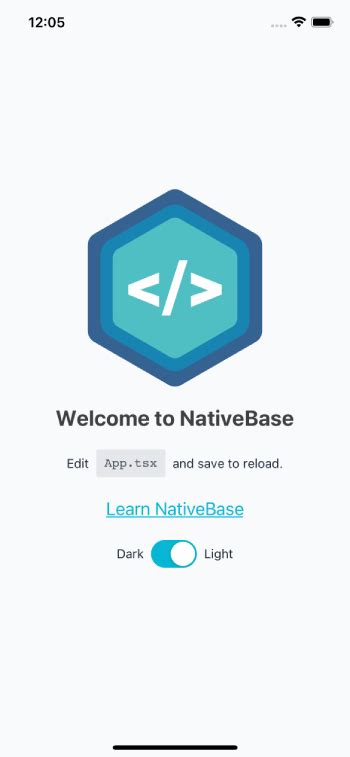 Workflow Nativebase Startup