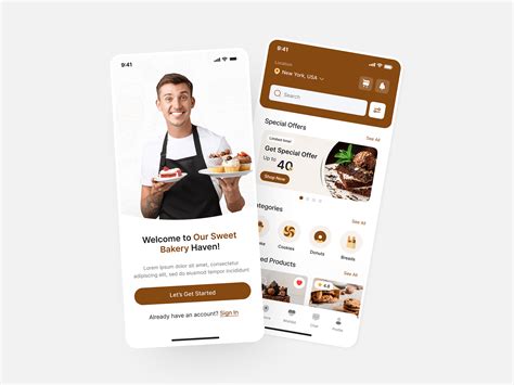 Bakery Shop Mobile App Uiux Design Figma 5 Images Behance